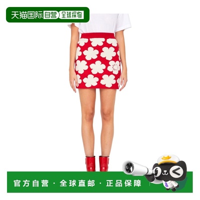 1h可退 香港直邮kenzo 高田贤三 女士 花卉迷你半身裙 FC62JU3263