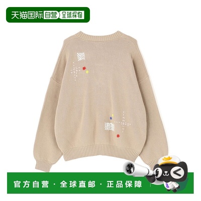 1h可退 日本直邮DANKE SCHON 男女同款 手工绣花宽松针织开衫 784