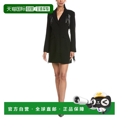 自营cinq à sept五到七流苏Joelette西装外套-黑色 美国奥莱直发