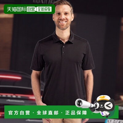 自营 cutter & buckCutter&Buck Prospect纹理弹力男式短袖Polo衫