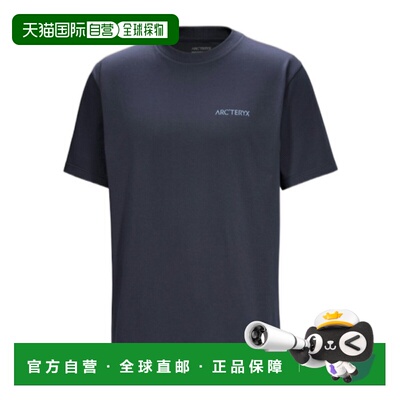 香港直邮Arc'teryx 男士户外T恤 X000009538BLACKSAPPHIRE始祖鸟