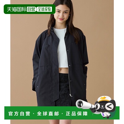 日本直邮LACOSTE Utility Mountain Parka 可收纳兜帽防水腰抽绳