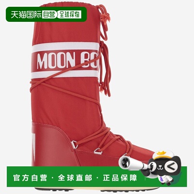 1h可退 香港直邮MOON BOOT 女士雪地靴 1400440D001 SS2026 红色