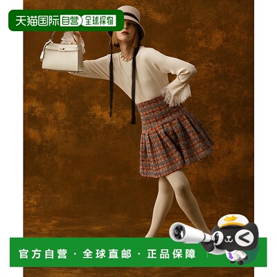 1h可退 日本直邮Loulou Willoughby 女装 高级面料百褶迷你裙 萌