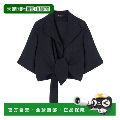 香港直邮Loro Piana Janet 衬衫 FAP7857亚麻七分袖