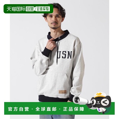 日本直邮AVIREX US.NAVY MOCK NECK SWEAT卫衣 [AV1129EM025159]