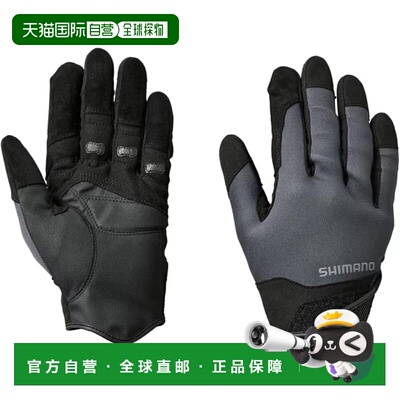 【日本直邮】禧玛诺 Titanium Alpha Rockshore 手套 GL-030W 炭