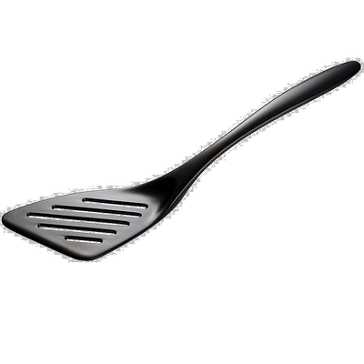自营 Gourmac 12 英寸三聚氰胺开槽特纳抹刀 - 黑色 美国奥莱直发