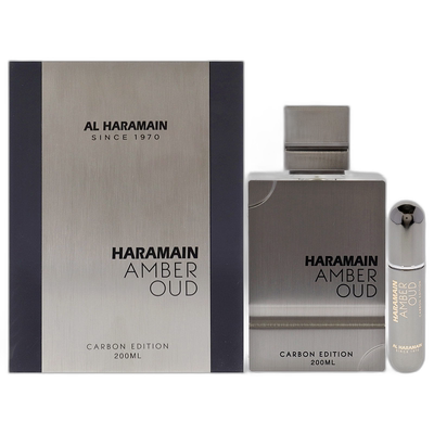 美国直邮Al Haramain琥珀沉香碳版男士EDP浓香水-200ml正品