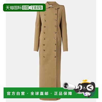1h可退 香港直邮潮奢 KHAITE 女士 Mallory 双排扣风衣 beige米色