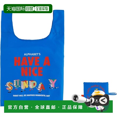 【日本直邮】丸眞 富士电视台 Alphabets HappyTeam 环保袋