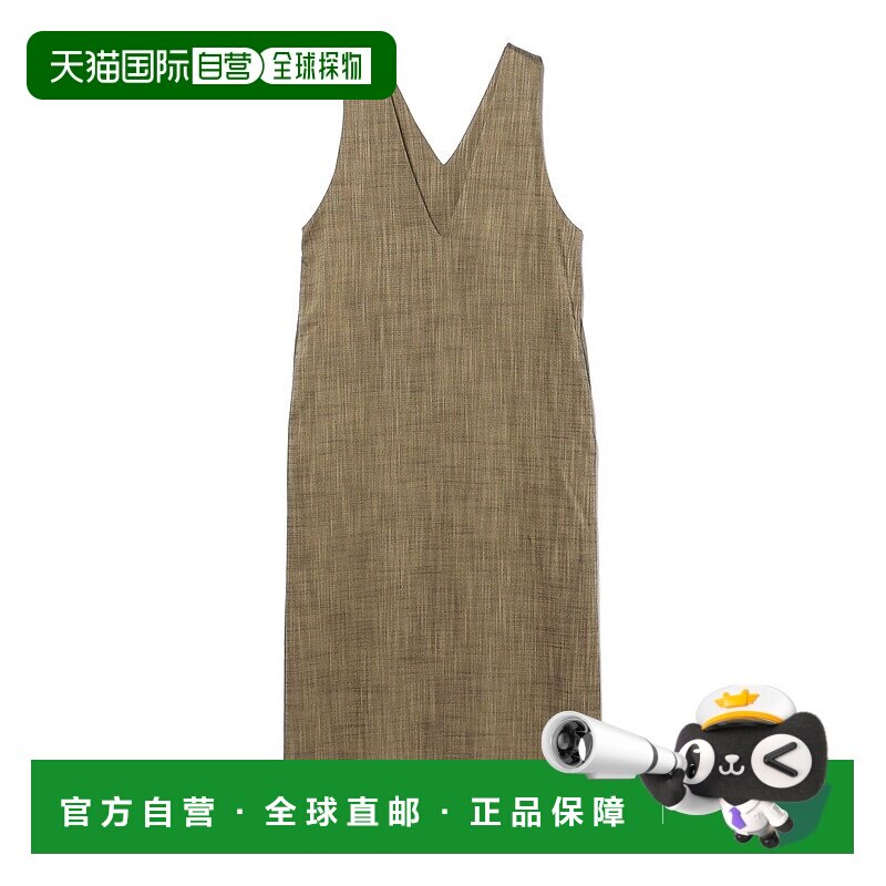 1h可退 日本直邮Demi-Luxe BEAMS 女装 2WAY V领 长袖I型长裙 642