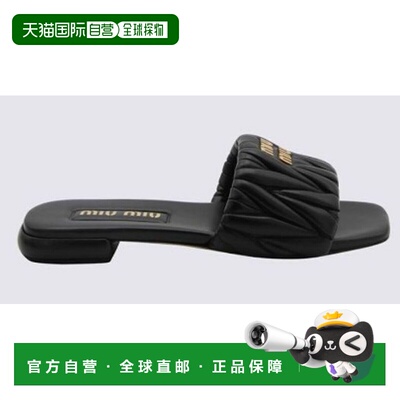 香港直邮MIU MIU 女士凉鞋 5XX605F01088TF0002 SS2026 黑色