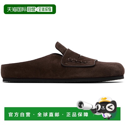 香港直邮Jacquemus 男士 棕色 The Mules 穆勒鞋 25HFOM00186AC09