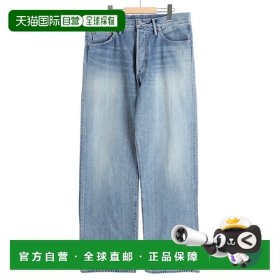 1h可退 日本直邮Graphpaper 男士宽松直筒五袋牛仔裤 GU25140184L