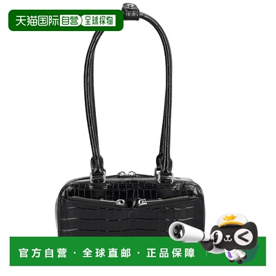 香港直邮潮奢 Self-Portrait 女士 鳄鱼纹包包 RS26306BBLACK