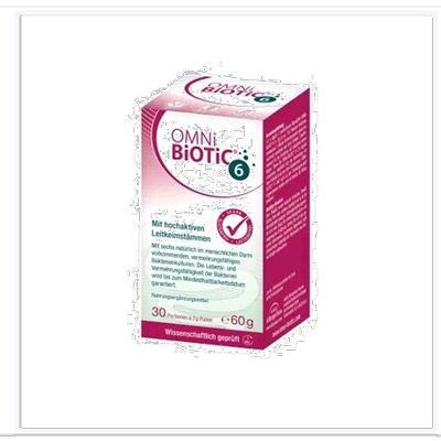 德国OMNi-BiOTiC肠胃调理益生菌抗生素后遗症平衡菌群60g