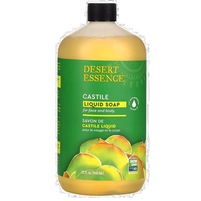 香港直邮Desert Essence橄榄皂液含茶树油沐浴露946ml正品保湿