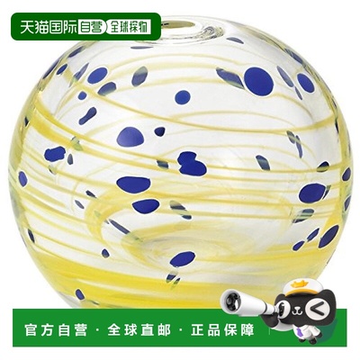 【日本直邮】阿德里亚津轻玻璃花器透明四季色彩风格星星月亮夜晚