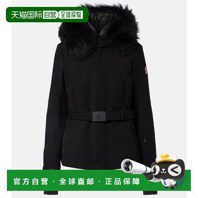 1h可退 香港直邮moncler 盟可睐 女士 Bauges belted down jacket