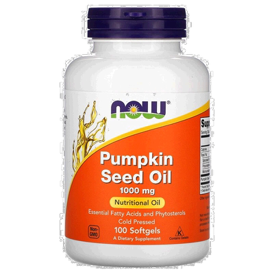 香港直发Now Foods诺奥南瓜籽油胶囊膳食补充营养100粒