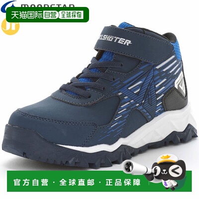 日本直邮MOONSTAR SKLSHOTER SK WP0075 吹雪蓝男童冬季鞋鞋面饰l