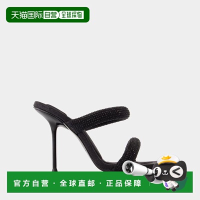 香港直邮ALEXANDER WANG 女士凉鞋 30125S004011 CO 黑色 烫钻装