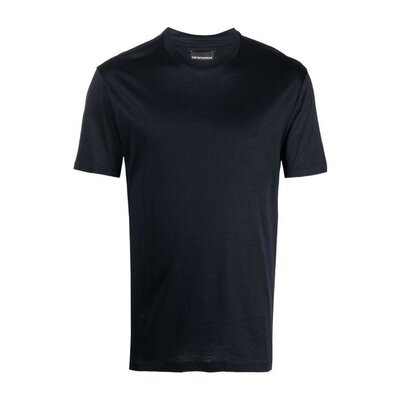 Emporio Armani 海军蓝标贴短袖T恤 8N1TE81JUVZ
