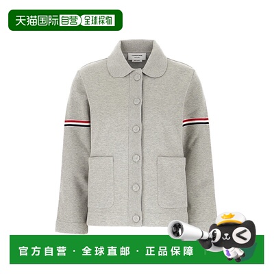 香港直邮THOM BROWNE 女士夹克 FKJ113AY3004065 SS2025 灰色