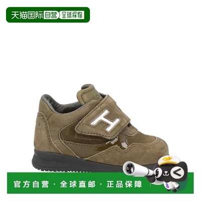 1h可退 【美国直邮】HOGAN Velcro运动鞋 婴儿真皮绒面革运动鞋