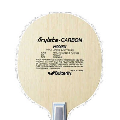 日本直邮Butterfly蝴蝶 乒乓球拍VISCARIA / 中国式直拍（24010）