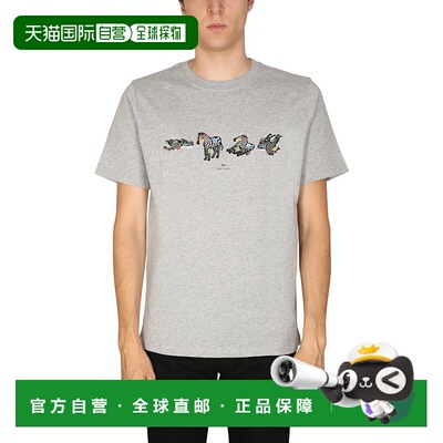 1h可退 香港直邮潮奢 Paul Smith 男士 圆领T恤 M2R011RJP343072