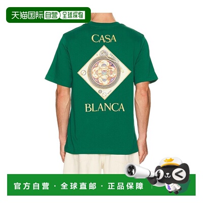 香港直邮Casablanca 男士 Plafond Orne De Musique 经典款T恤 MS