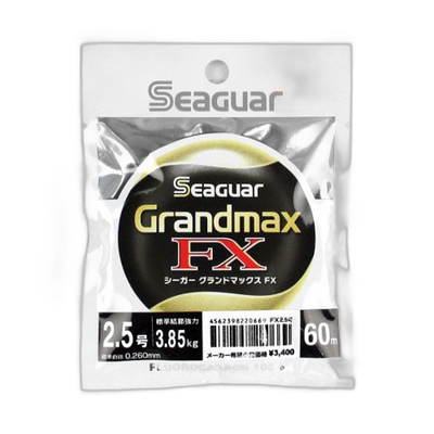 日本直邮Kureha 合成 Seaguar Grand Max FX 60m No. 2.5 透明