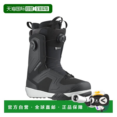 自营欧洲直邮Salomon Dialogue男士聚氨酯滑雪靴黑色单板雪鞋