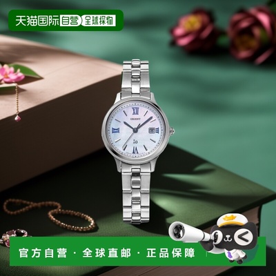 日本直邮ORIENT 手表 IO 自然与简约太阳能女士白蝶贝表盘 RN - W