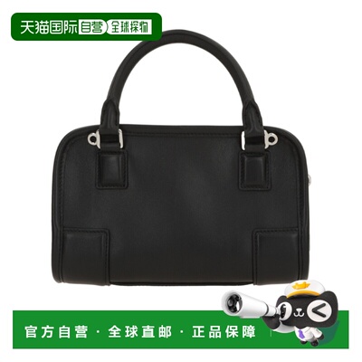 香港直邮LOEWE 女士手提包 A039AS4X011100 SS2026 黑色 徽标拉链