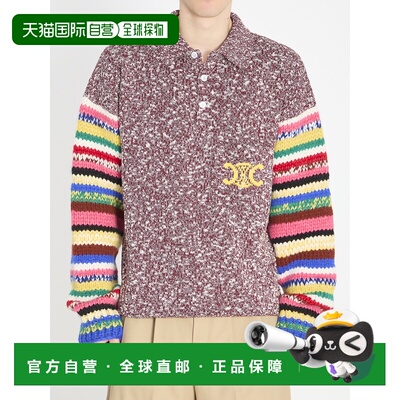 香港直邮CELINE 男士针织衫 RY0QE0X94GDU4 CO 花色 Polo-style c