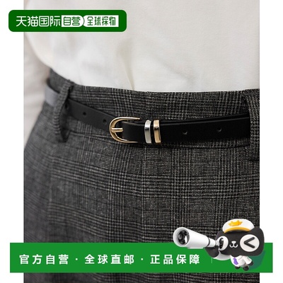 1h可退 日本直邮ROPE' PICNIC 若佩尼 女装 14mm 金属拼色细腰带