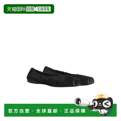 1h可退 香港直邮Alaia 女士 芭蕾平底鞋 3A070CK324 black黑色 舒