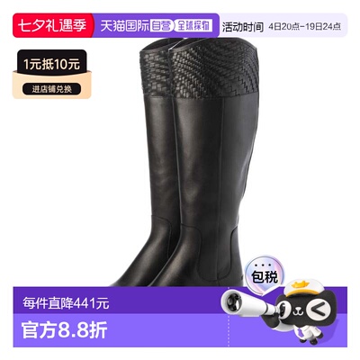 日本直邮COLE HAAN HAMPSHIRE BOOT 黑色皮革/黑色 [CO1659BW1065
