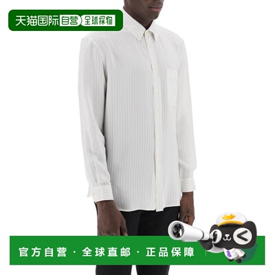 1h可退 香港直邮SAINT LAURENT 男士衬衫 712700Y1I539782 AW2025