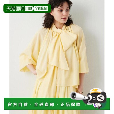 日本直邮官方授权 Whim Gazette 成品染色 蝴蝶结 女式衬衫