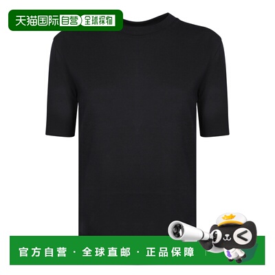 1h可退 香港直邮HERNO 女士T恤 JG000223D520569300 SS2026 黑色