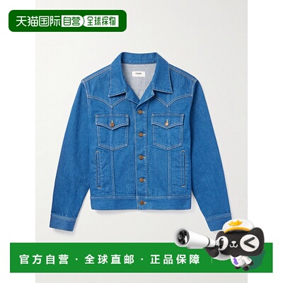 香港直邮Celine 思琳 男士 蓝色卡车棉质夹克 RV0RN0D38