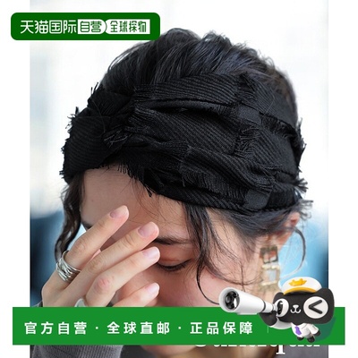 1h可退 日本直邮antiqua 女士流苏交叉发带 AJ01847发饰配饰头巾