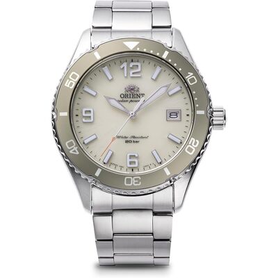 【日本直邮】ORIENT东方Mako太阳能男表 米白 RNWJ0003S