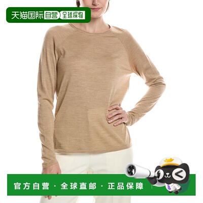 自营eileen fisherEGG FISHER羊毛毛衣-棕色 美国奥莱直发