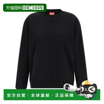 1h可退 香港直邮DIESEL 女士卫衣 A217240GSBP9XX CO 黑色 Blouse