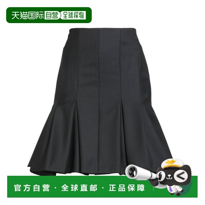 香港直邮Nina Ricci 莲娜丽姿 女士 迷你半身裙 black黑色 舒适时